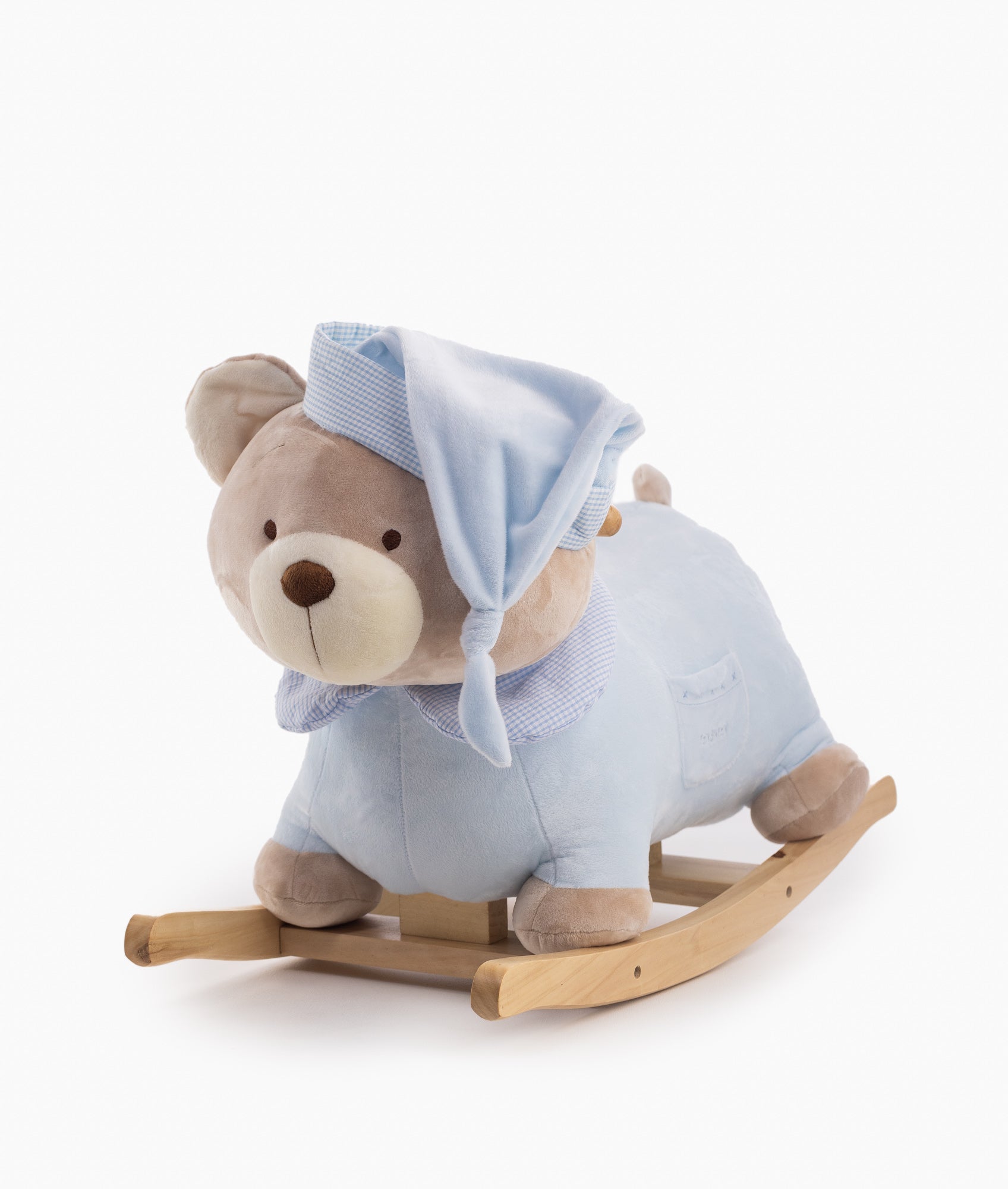 Teddy Bear Rocker - Blue - FlyByFly - Nursery and Baby Goods – FLYBYFLY
